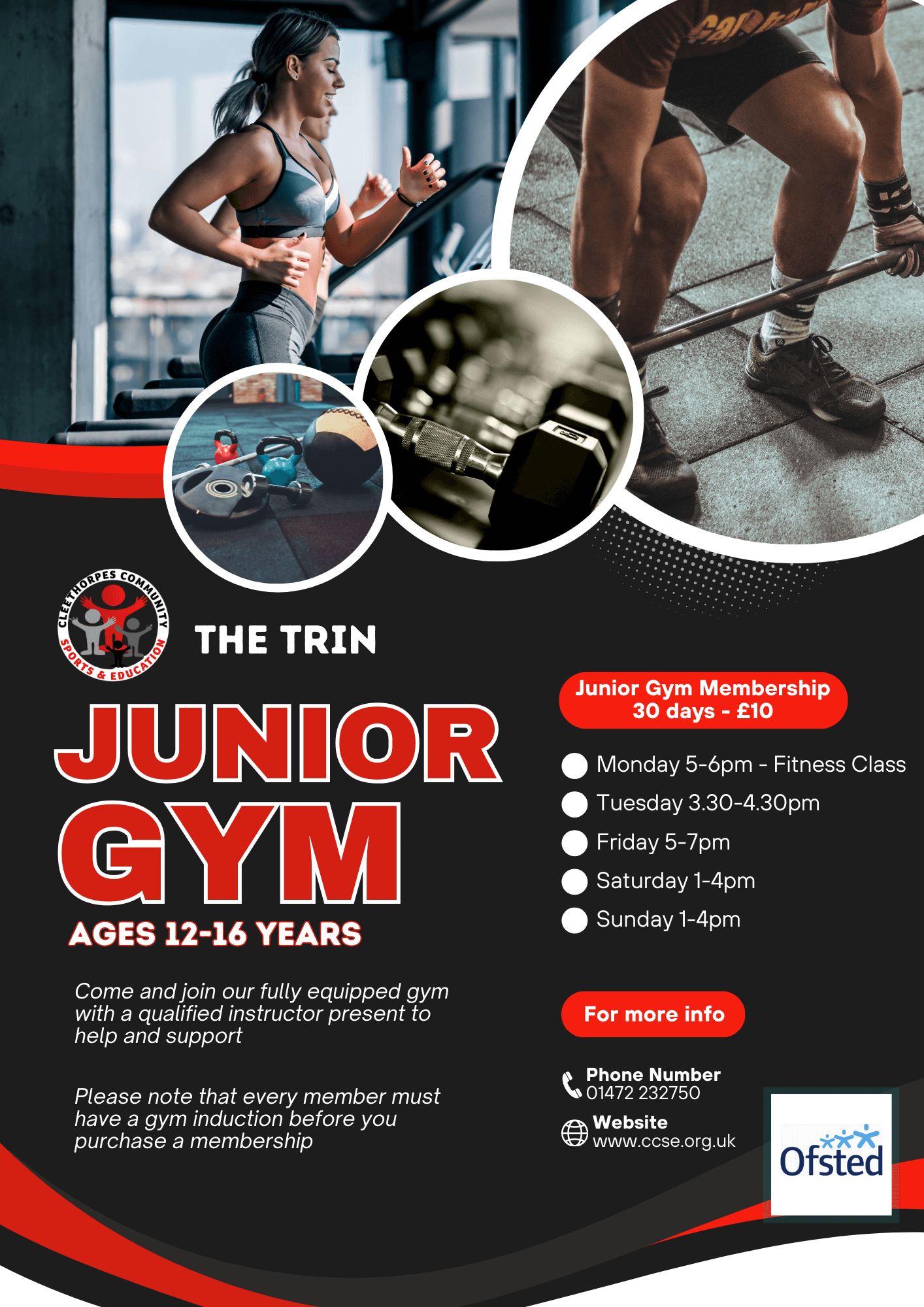 Junior Fitness Class - Monday's 5pm - 6pm (Secondary School Age) → ...
